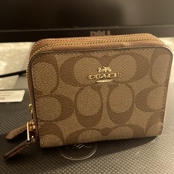 Coach | Bags | Authentic New Coach Double Wallet | Poshmark